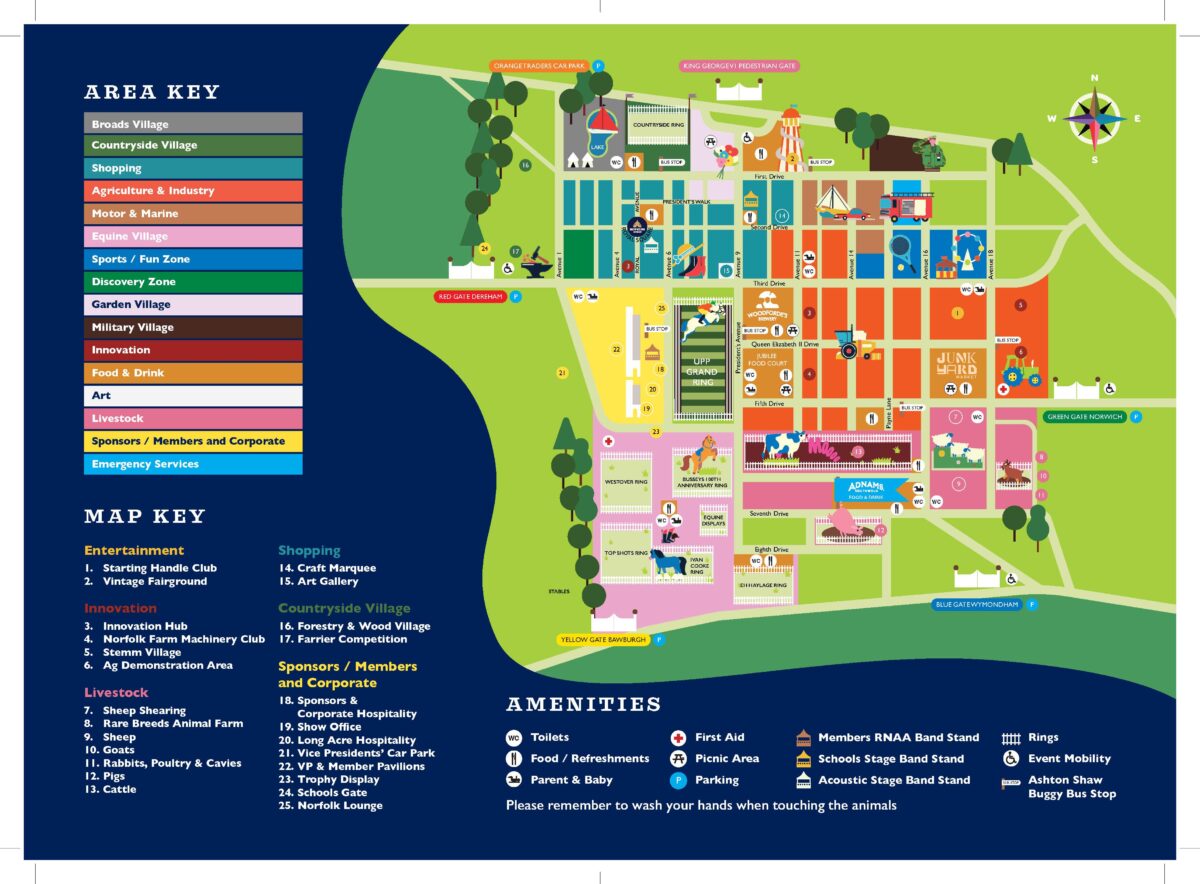 Royal Norfolk Show Map - Royal Norfolk Show